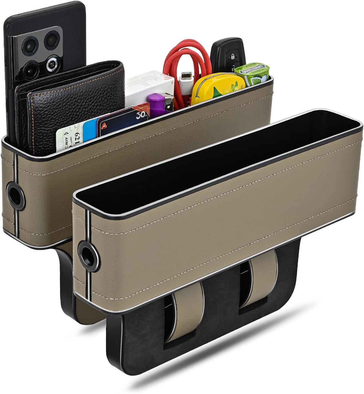 Amazon.com: KINGALL Car Seat Gap Filler Organizer, 2 Pack ...