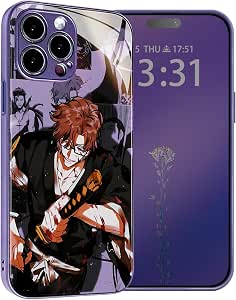 Amazon.com: Sousuke Aizen Personalized Anime Purple Phone Case ...