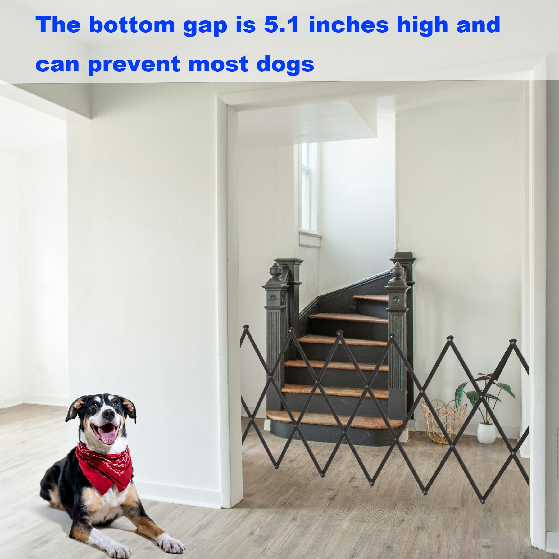 Snapklik.com : Wemily Outdoor Dog Gate, Aluminum Expandable Barricade ...