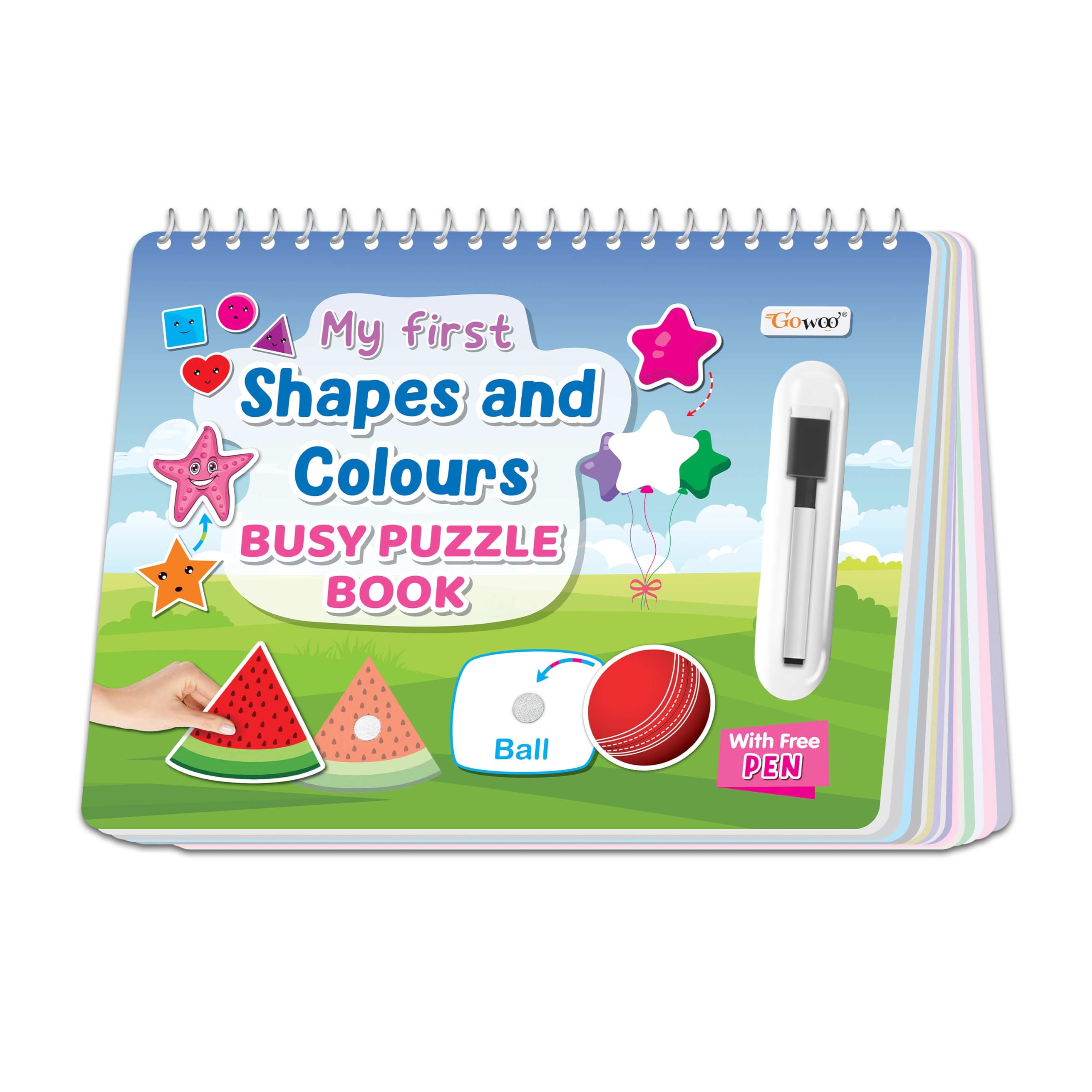 Buy My First Shapes and Colours Busy Puzzle Book: Early Learning ...