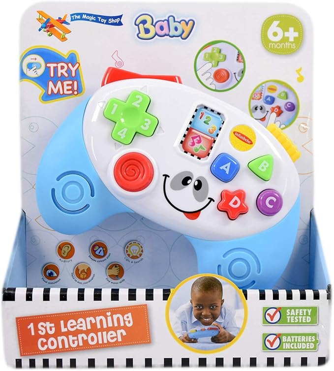 My First Learning Game Controller Toy Toddler Learning Musical Toy Baby ...