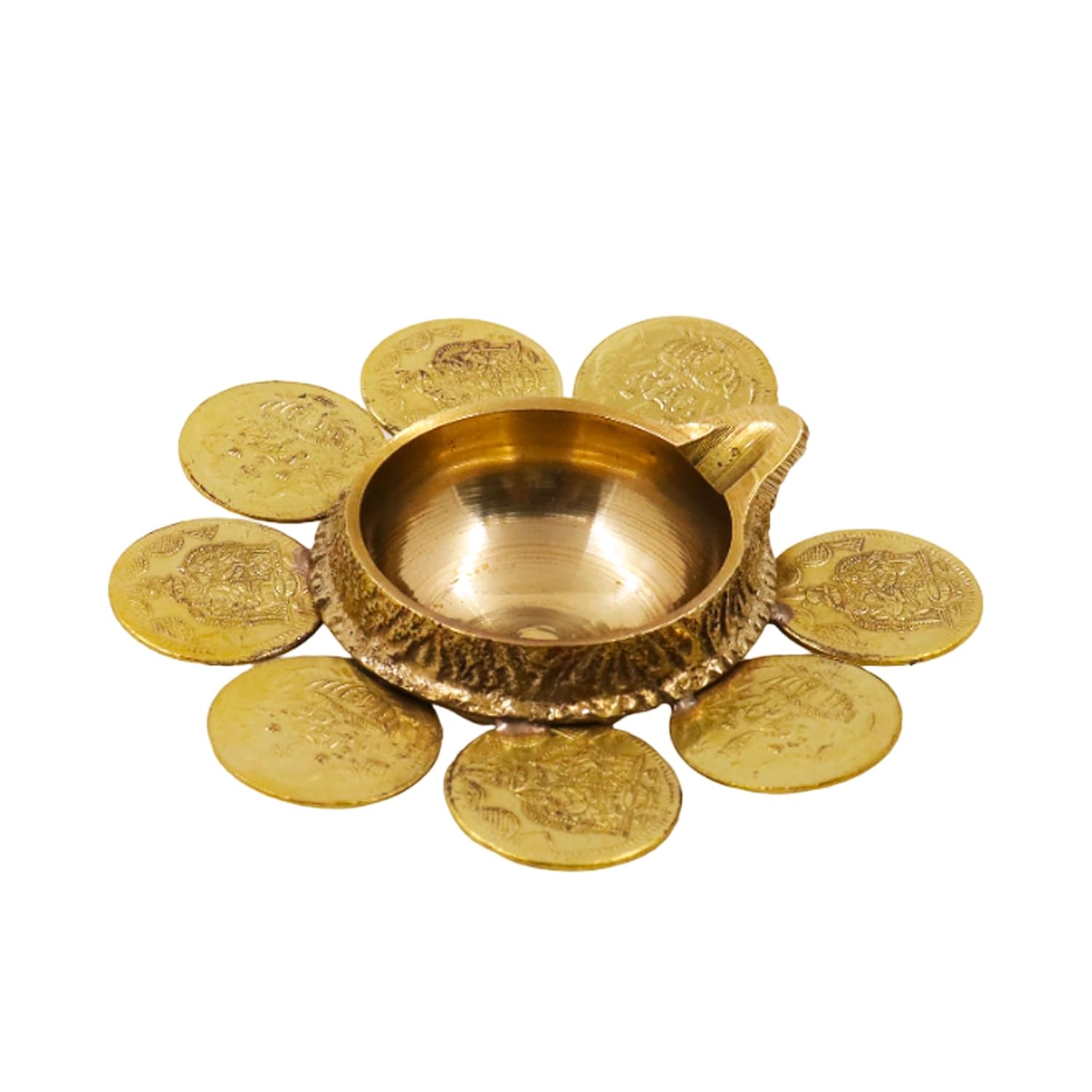 Buy Spillbox Tradition Kuber Coin Diya|Kubera Vilakku|Depam|Lakshmi ...