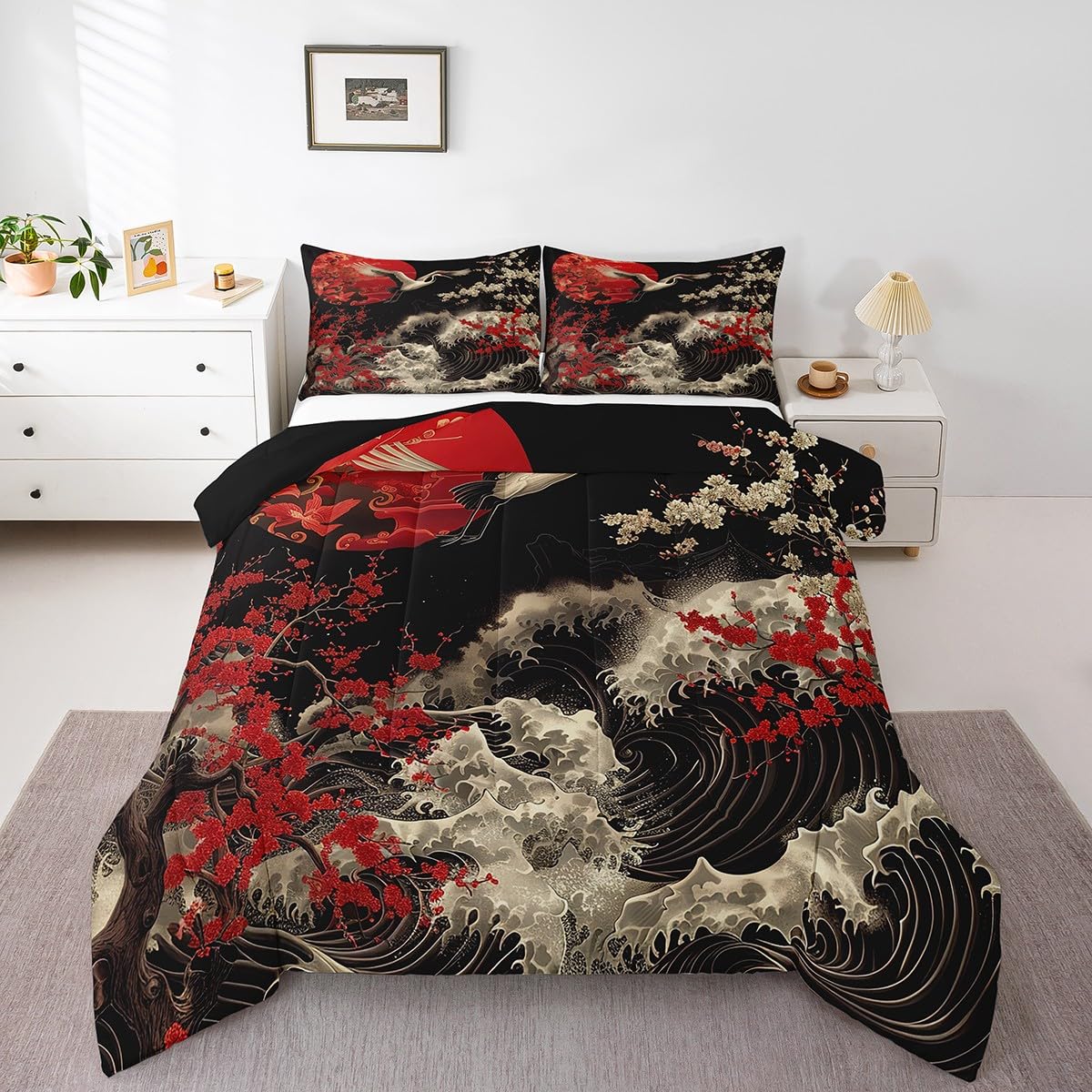 Japanese Comforter Sets Queen Crystal Palace Comforter Set – J.