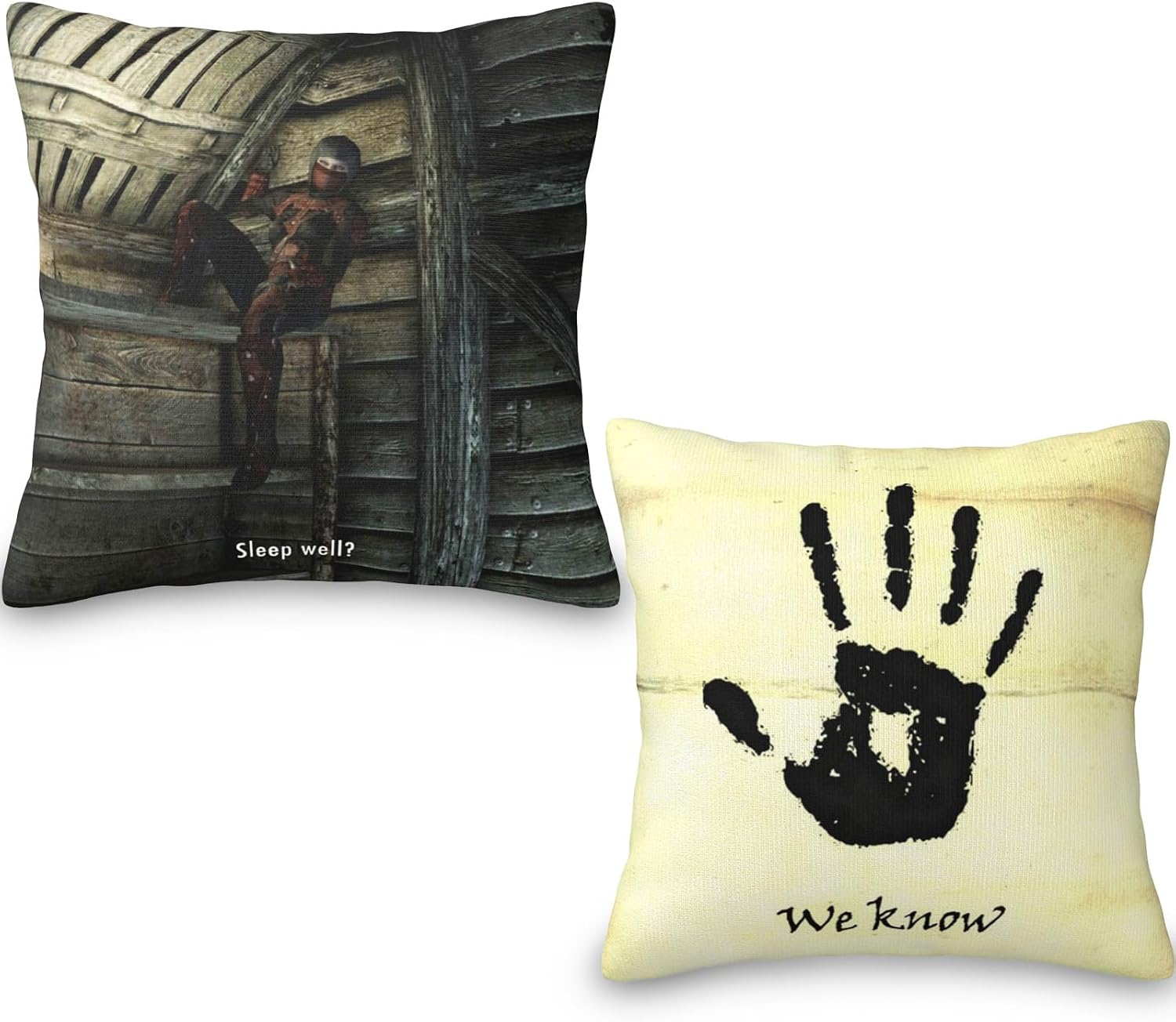 GUTELOWE 2PCS Skyrim Merchandise, Square Pillow Covers Sleep Well ...
