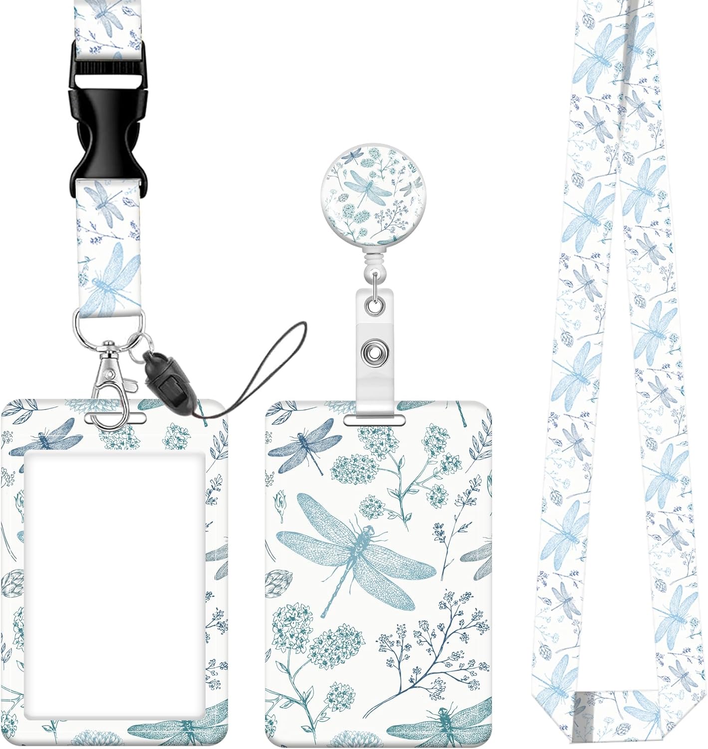 Amazon.com : Badge Reels Retractable with Carabiner Reel Clip, ID Name ...