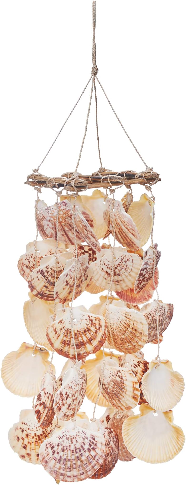 Amazon.com : THE JOY TREE Sea Glass Shell Wind Chime Mobile Outdoor ...