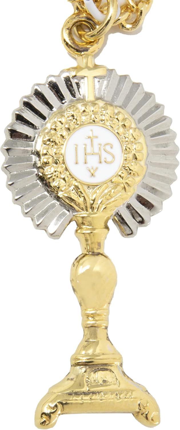 Amazon.com: HMHReligiousMfg 14KT Gold over Sterling Silver IHS ...