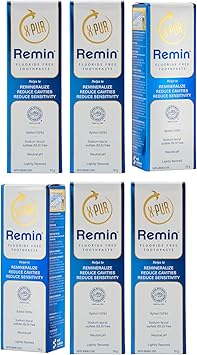 X-PUR Remin Mint Flavored Sensitive Teeth Toothpaste, 6-Pack