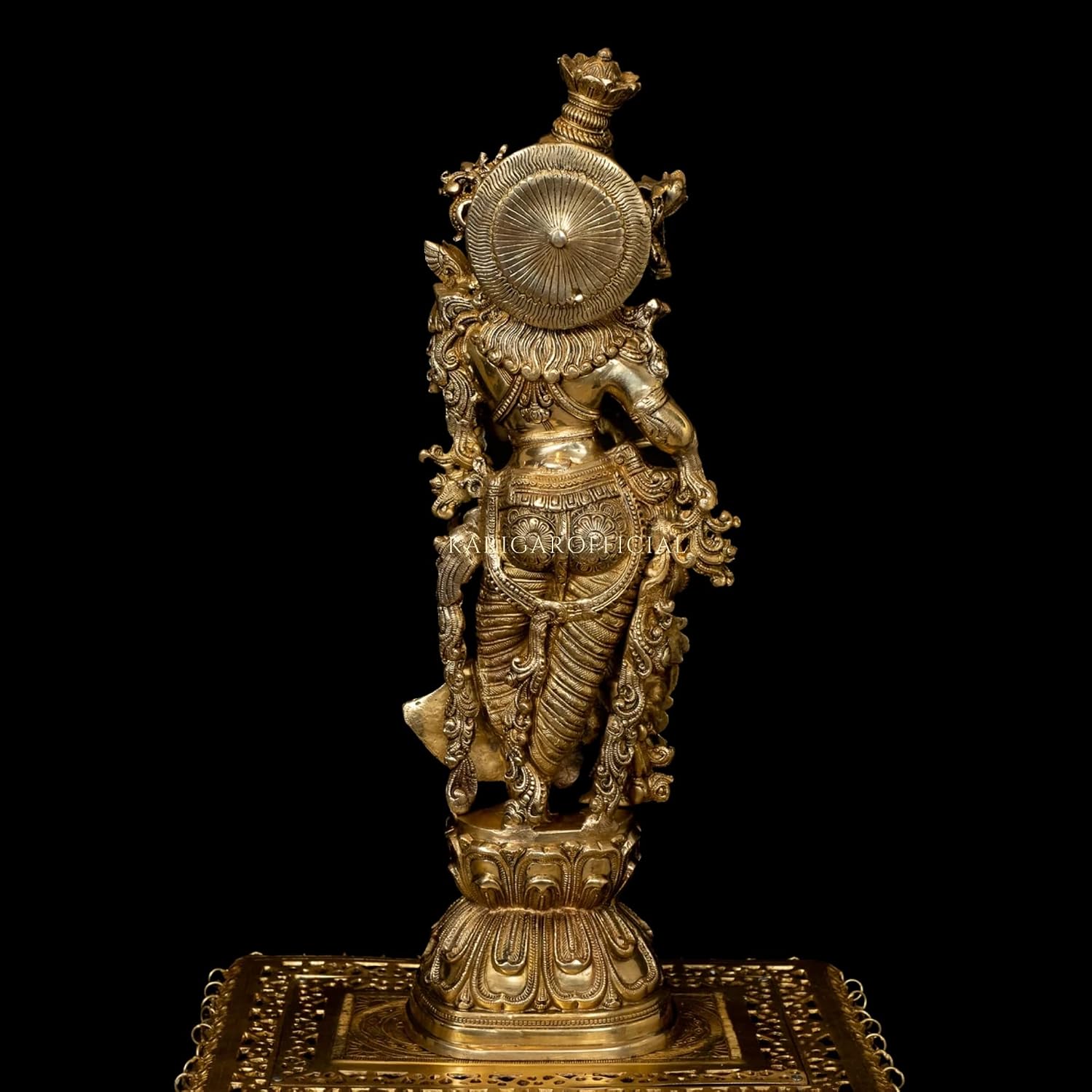 Radha Krishna Statue For Home Temple Pooja - Gold Australia | Ubuy
