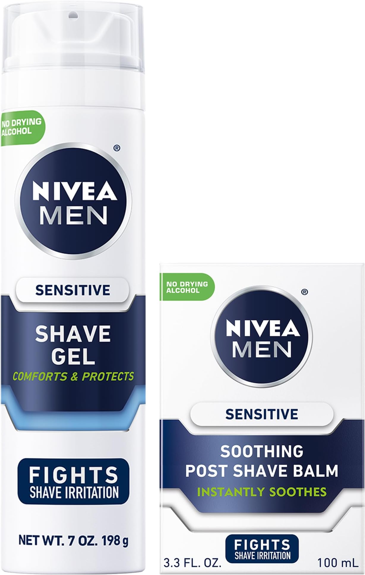 Amazon.com: NIVEA MEN Sensitive Shaving Set for Men with Vitamin E, Pro ...