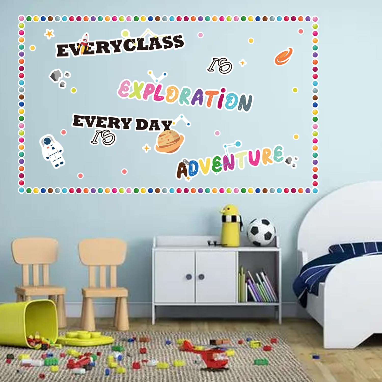 Snapklik.com : Classroom Bulletin Board Decor Colorful Classroom ...