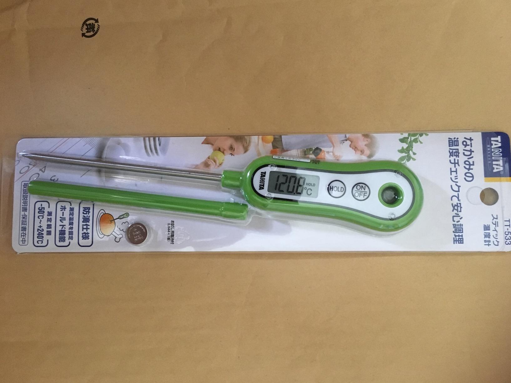 Amazon.co.jp: タニタ 温度計 料理 グリーン TT-533 GR スティック温度計 : ホーム＆キッチン