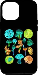 Amazon.com: iPhone 12 Pro Max Mushroom Mycology Fungi Vintage Retro Mushrooms Aesthetic Case ...