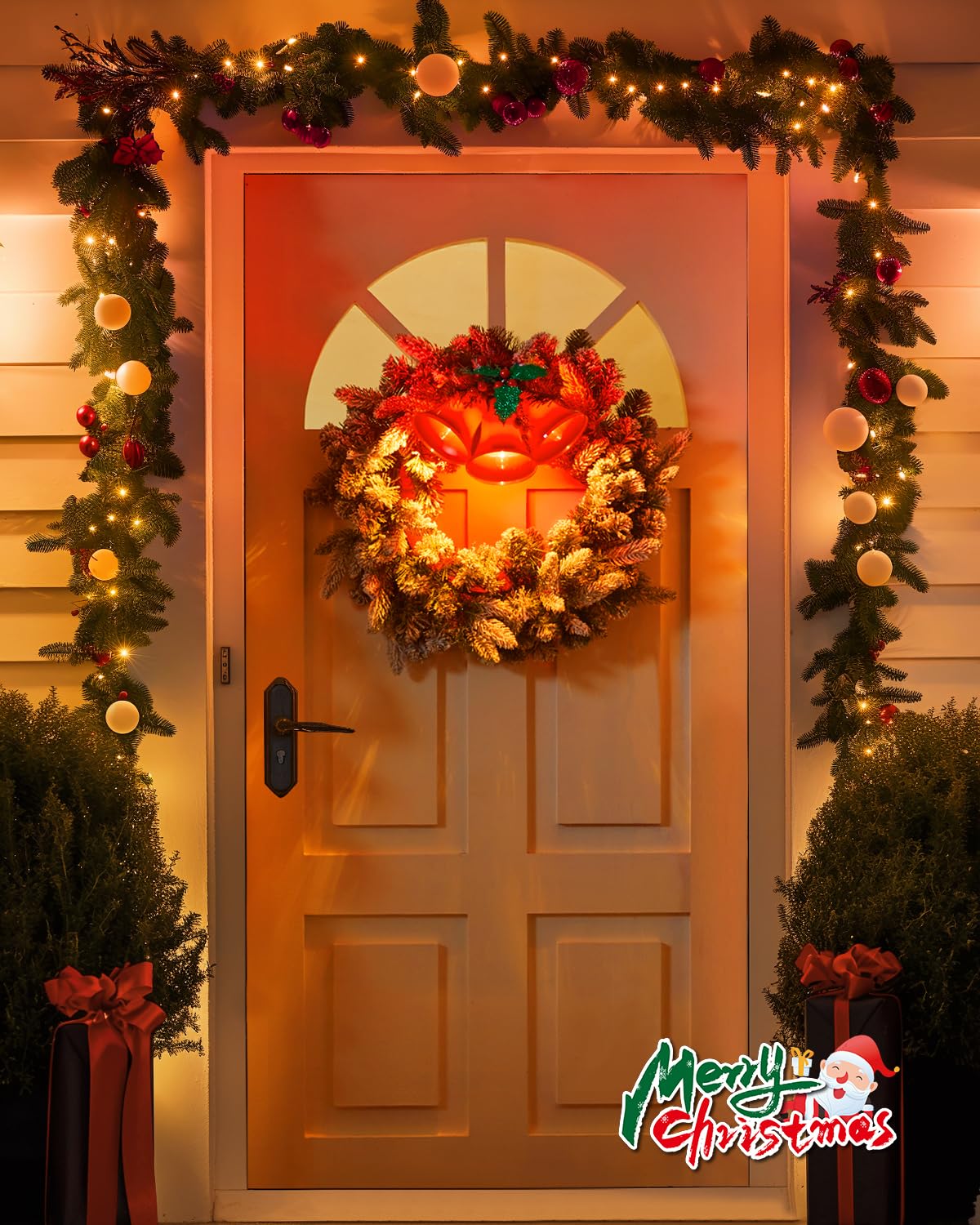 Large Christmas Bell Lights Outdoor Giant Christmas Bell, Outdoor