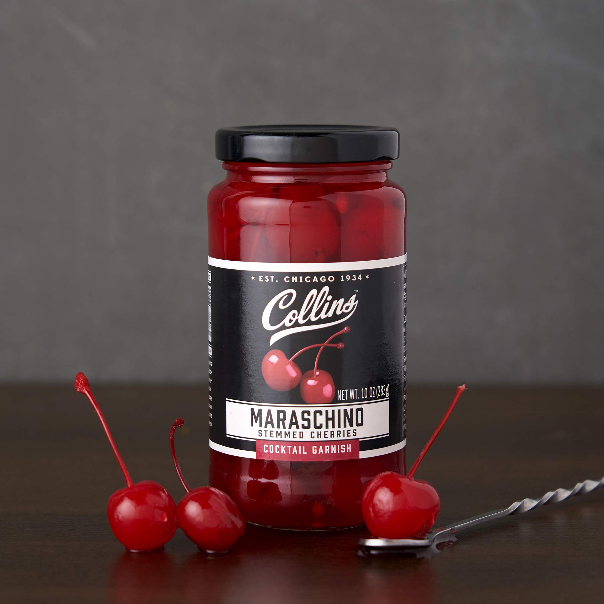 Snapklik.com : Collins Stemmed Maraschino Cocktail Cherries - Royal ...