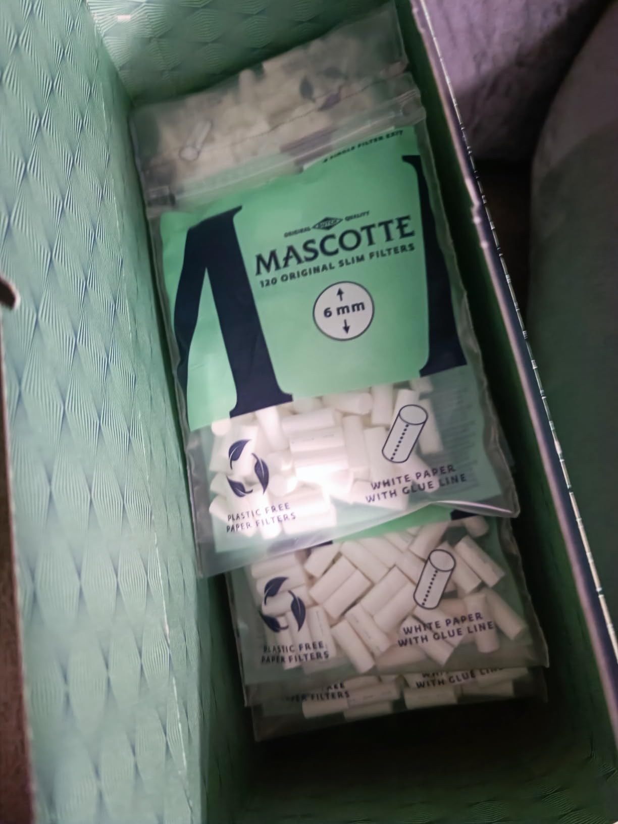 Mascotte® Slim Paper Filter, 6 mm, 120 x 20 Bags, Plastic-free ...