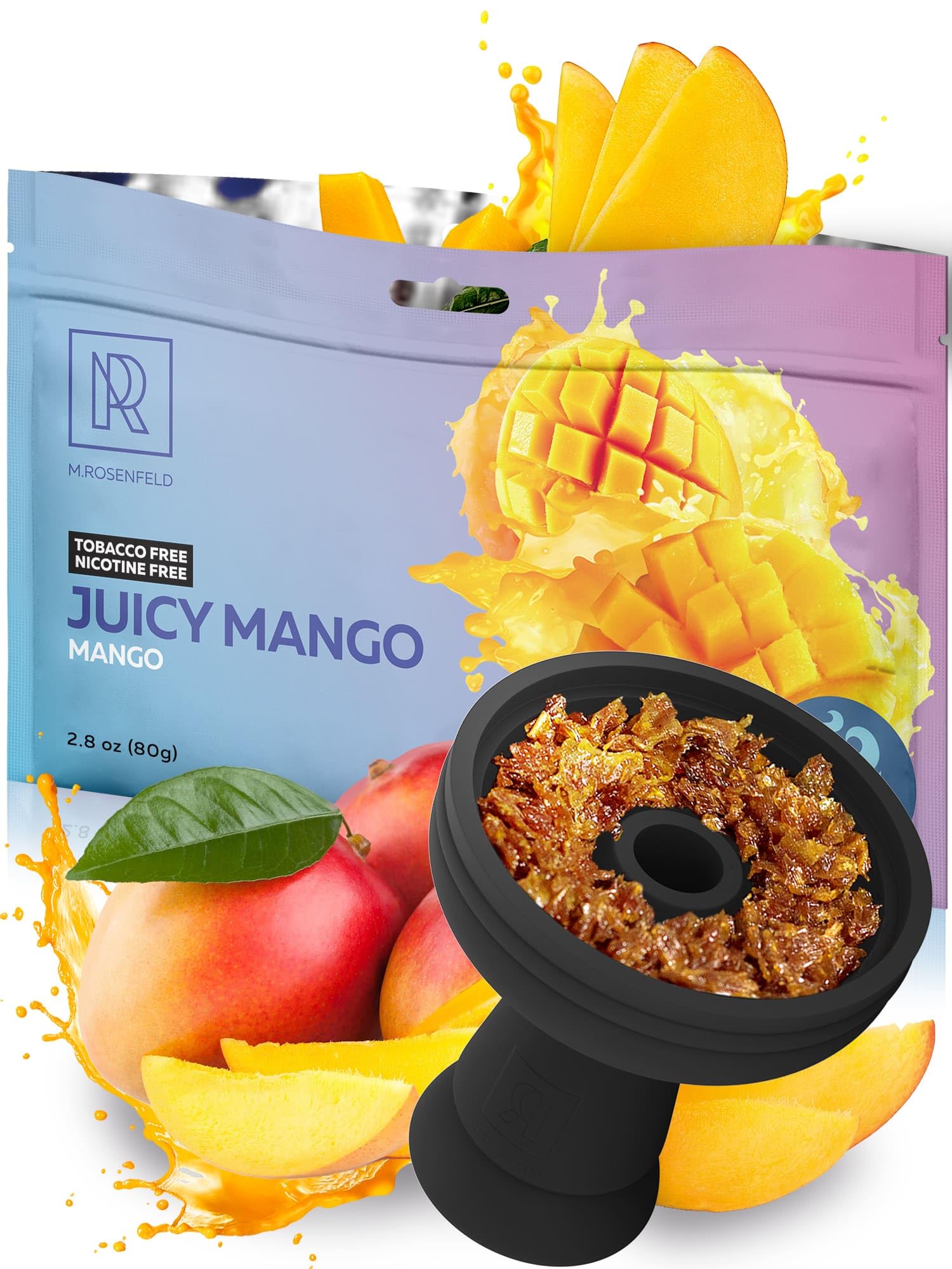 Amazon.com: Shisha Hookah Flavors Nicotine Free Mango Hookah Flavor ...