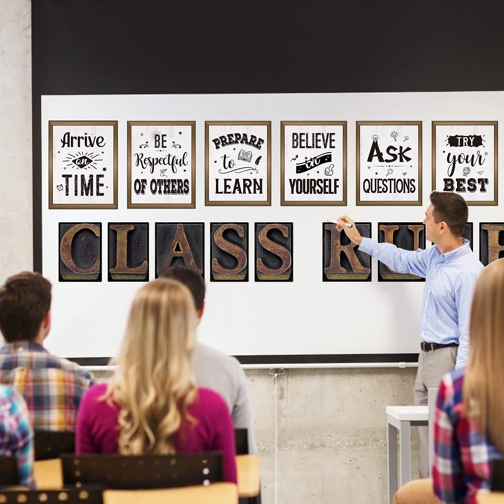 Buy Classroom Decorations, 18 Pieces Bulletin Board Posters for ...