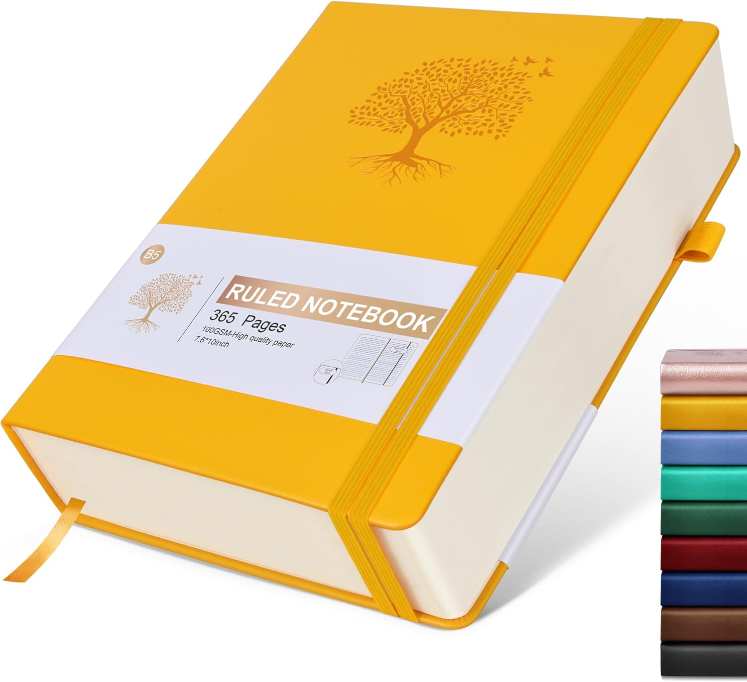 Amazon.com : Lined Journal Notebook, 365 Pages B5 Journals for Writing ...