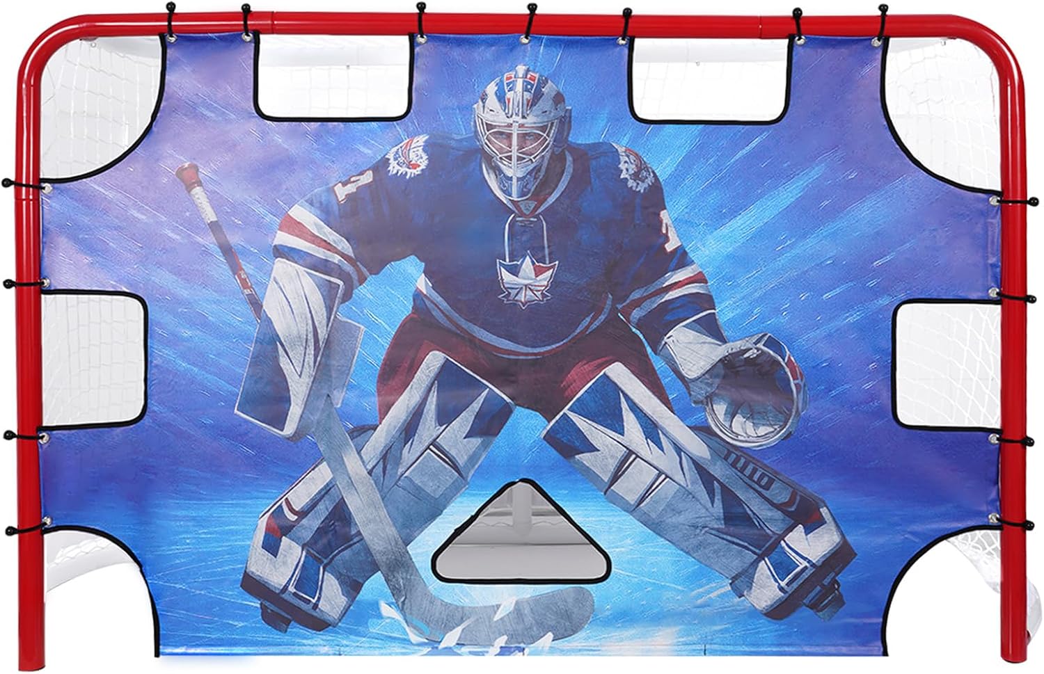 Heavy Duty Hockey Shooting Tarp with Goalie Target, Fits Standard ...