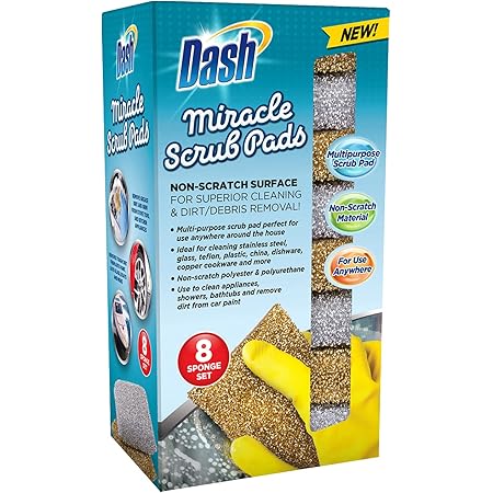 Amazon.com: Generic Miracle Scrub Pads – Multi-Purpose, Non-Scratch ...