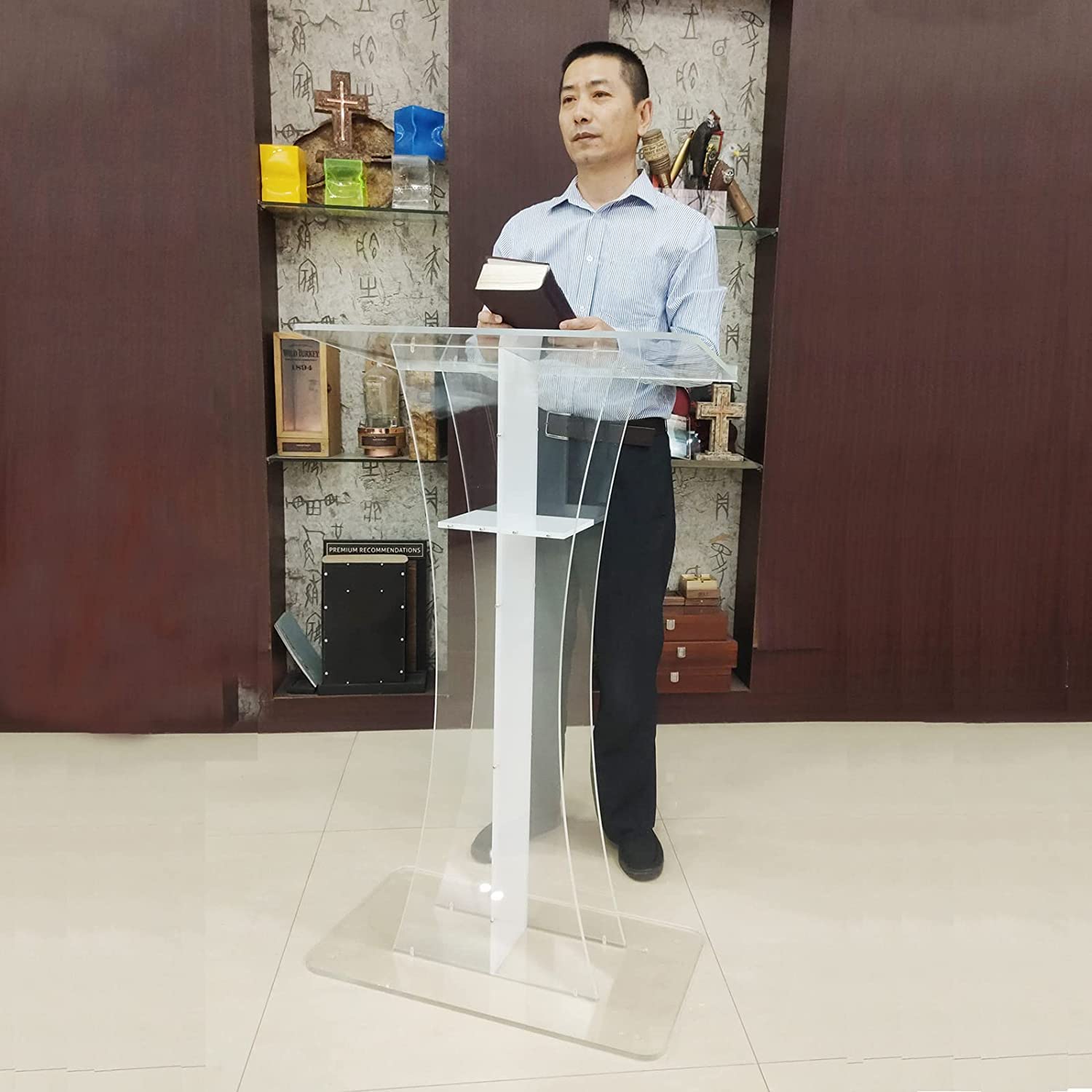 Buy Podium Acrylic Podium, Speech Podium, Host Table, European-Style ...