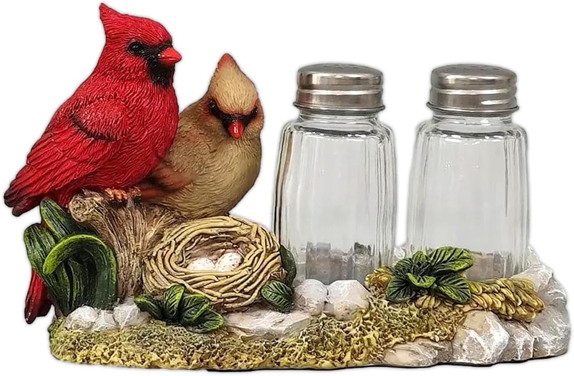 Amazon.com: The Bridge Collection Decorative Cardinal Salt And Pepper ...