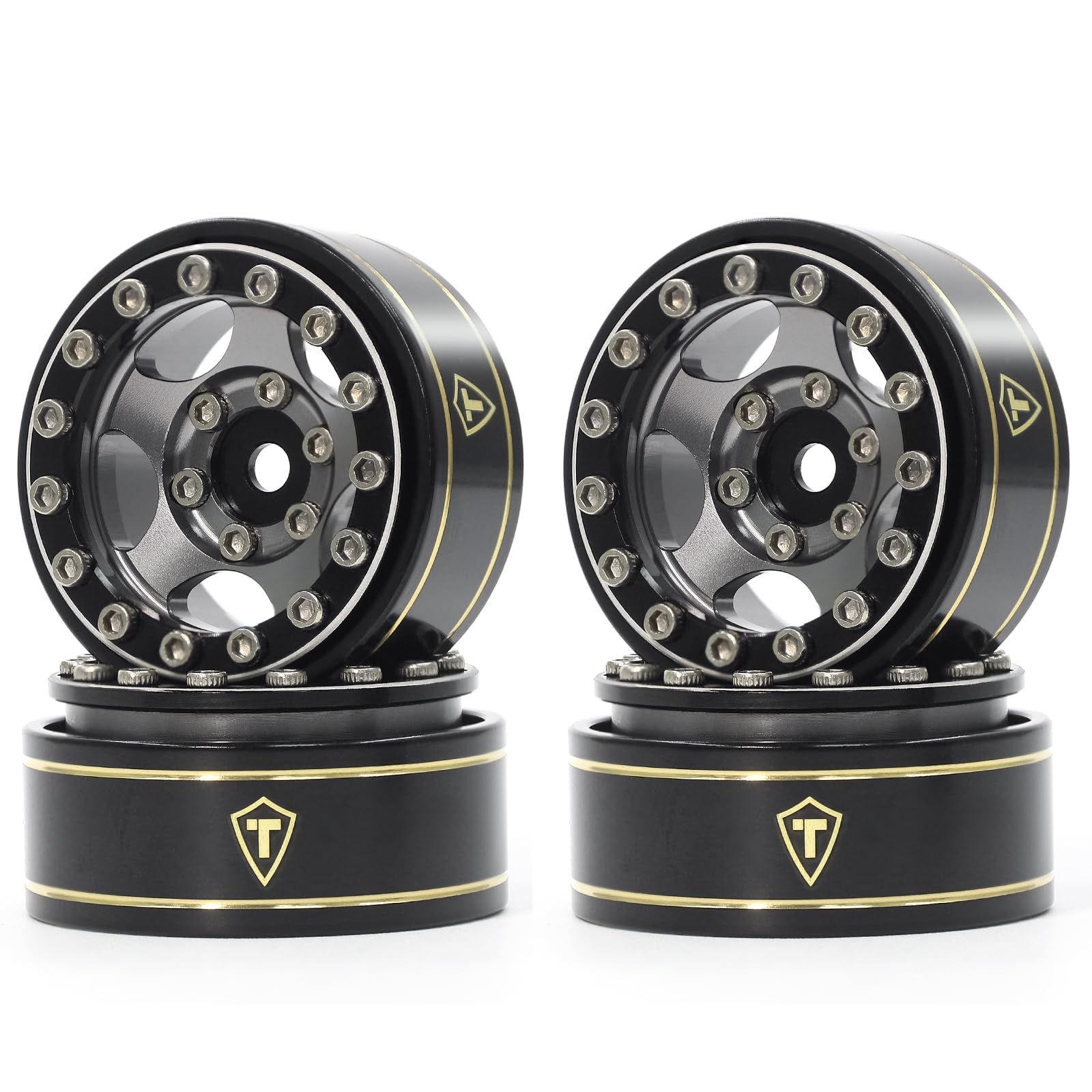 Snapklik.com : Treal 1.0 Beadlock SCX24 Wheels