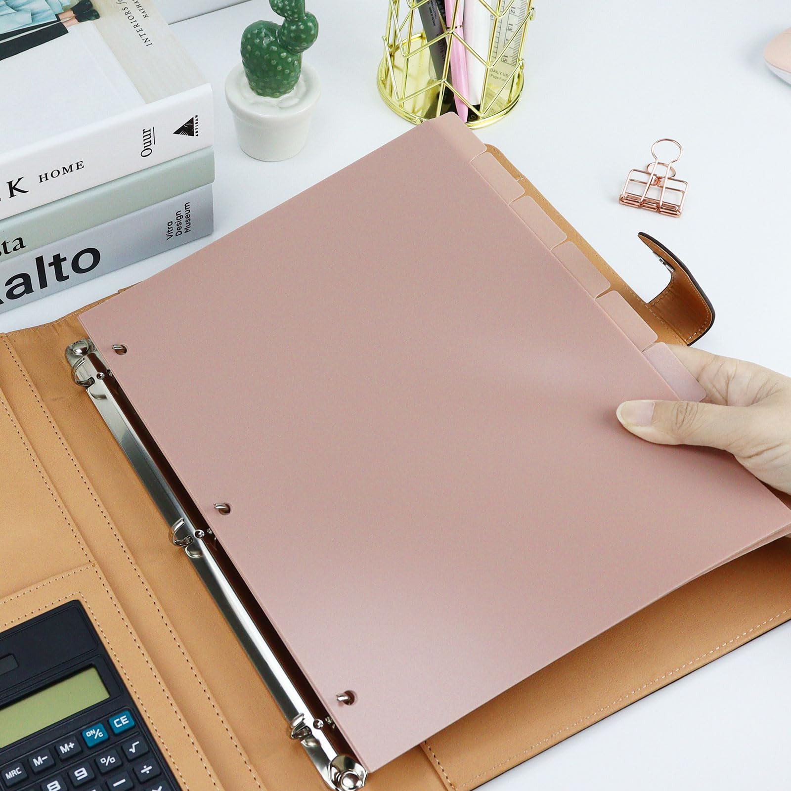 Snapklik.com : Koqye 8-Tab Binder Index Dividers For 3 Ring Binders ...