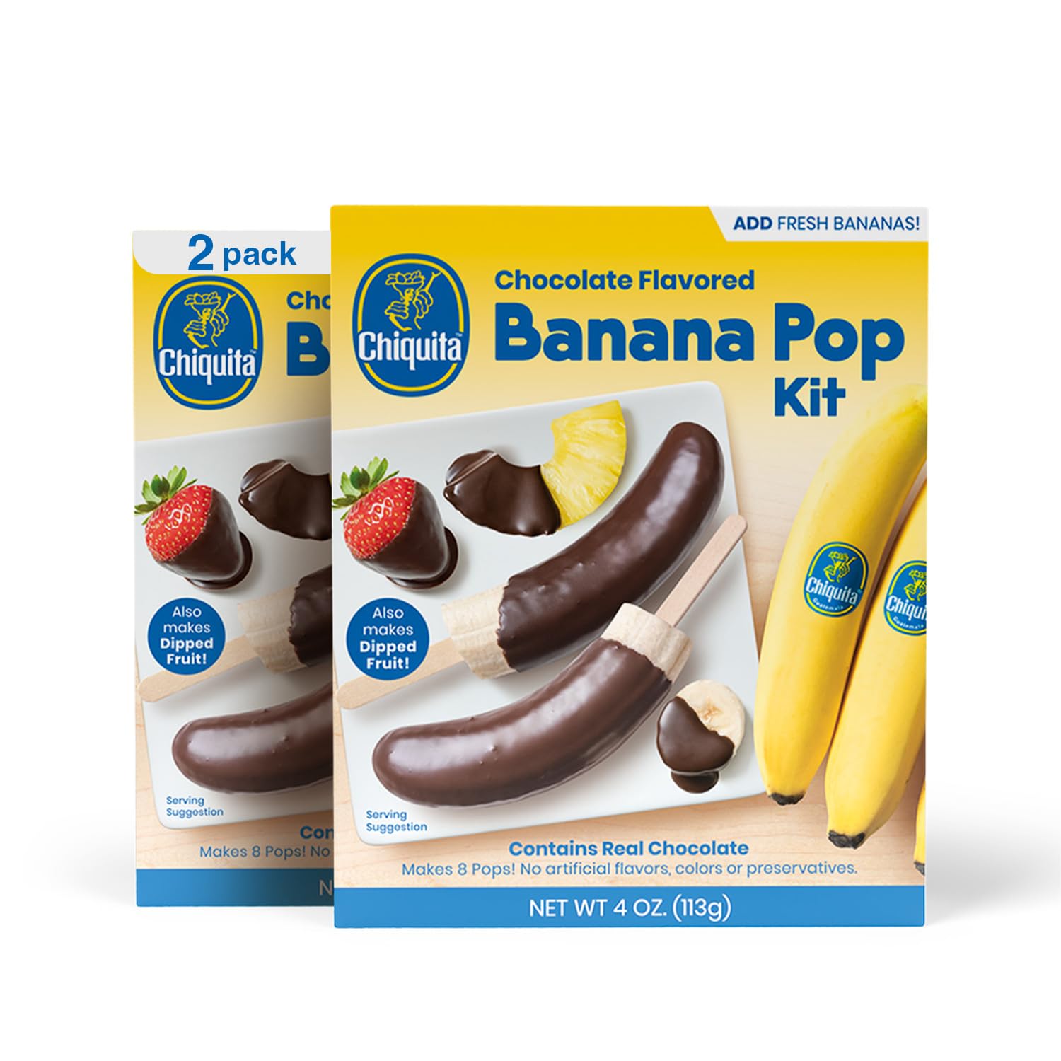 Amazon.com: Chiquita™ Chocolate Flavored Banana Pops – Fun, Easy-to ...