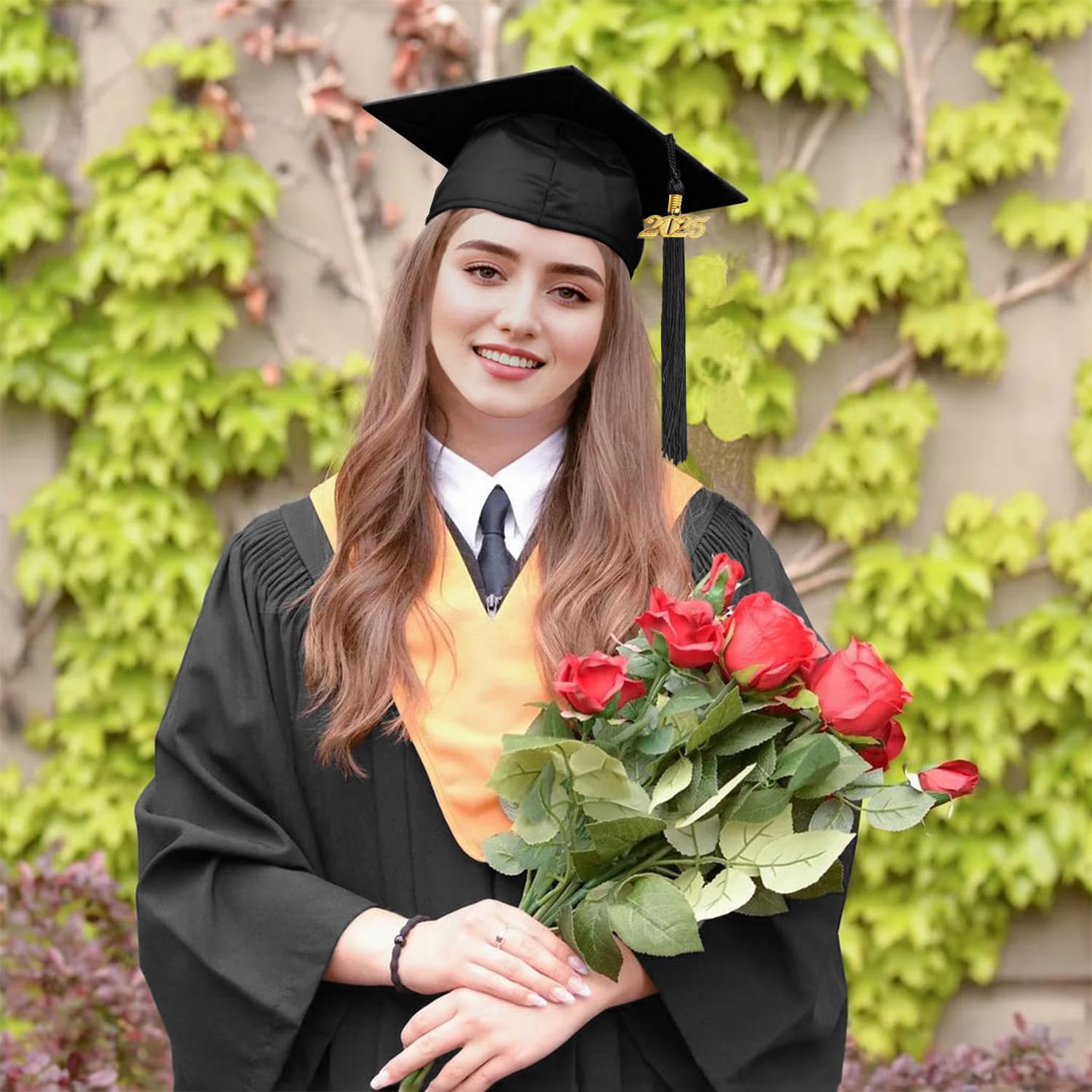 Snapklik.com : Matte Graduation Cap And Gown 2024 2025 Tassel Adults ...