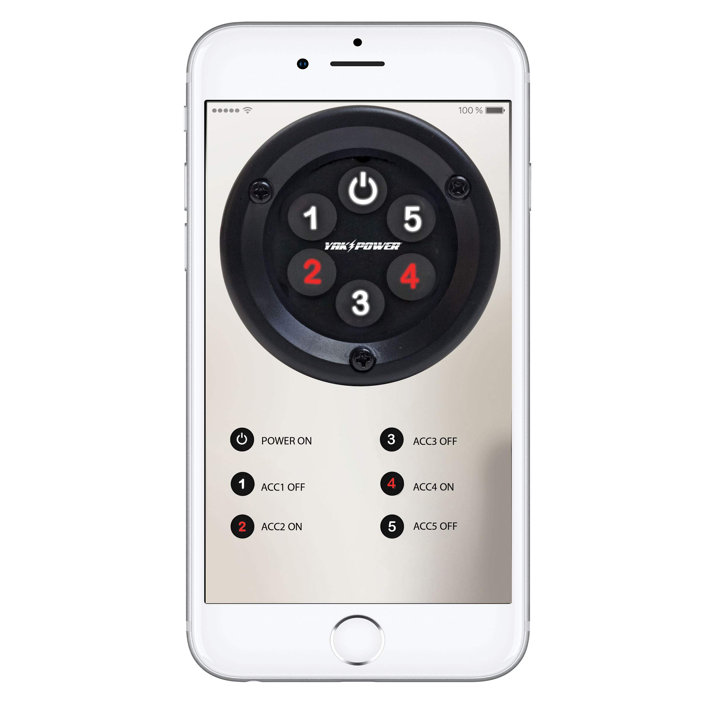 Snapklik.com : Yak-Power YP-RP5W-OR Five Circuit Wireless Digital Switching System