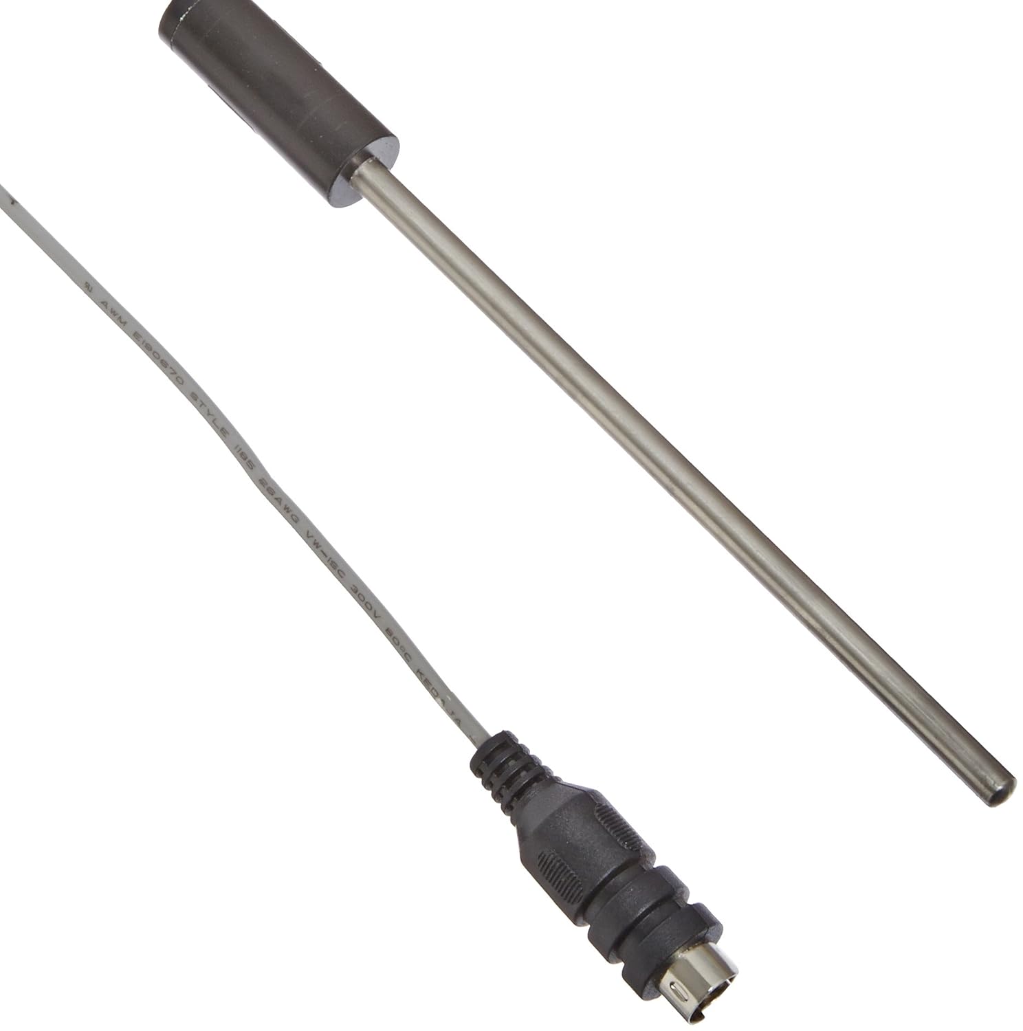 YSI 601202 Stainless Steel Temperature Probe for pH1200 pH Meter, with ...