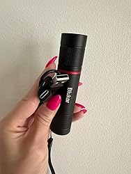 Blukar LED Flashlight Rechargeable, Super Bright Adjustable Focus ...