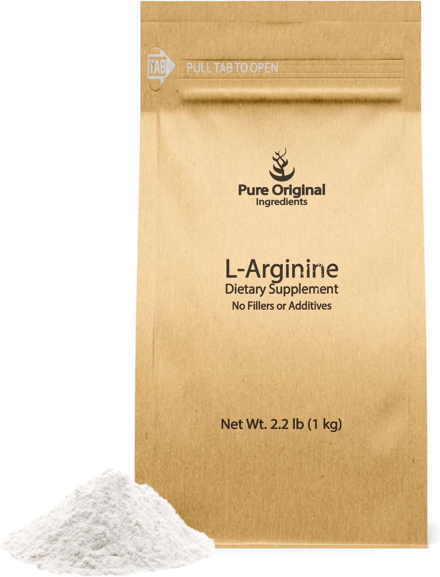Amazon.com: PURE ORIGINAL INGREDIENTS L-Arginine (2.2 lb) Pure, No ...