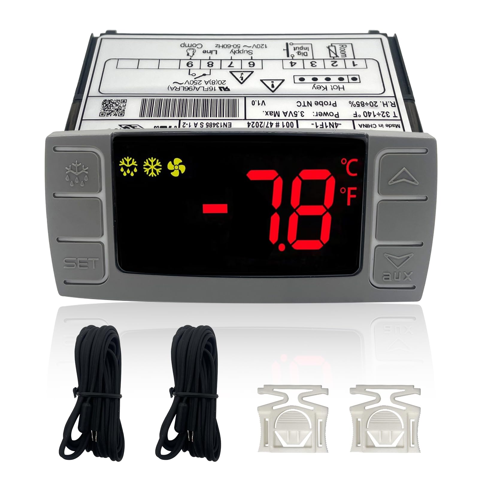 Dixell XR02CX Digital Temperature Controller - 120V For Refrigeration ...