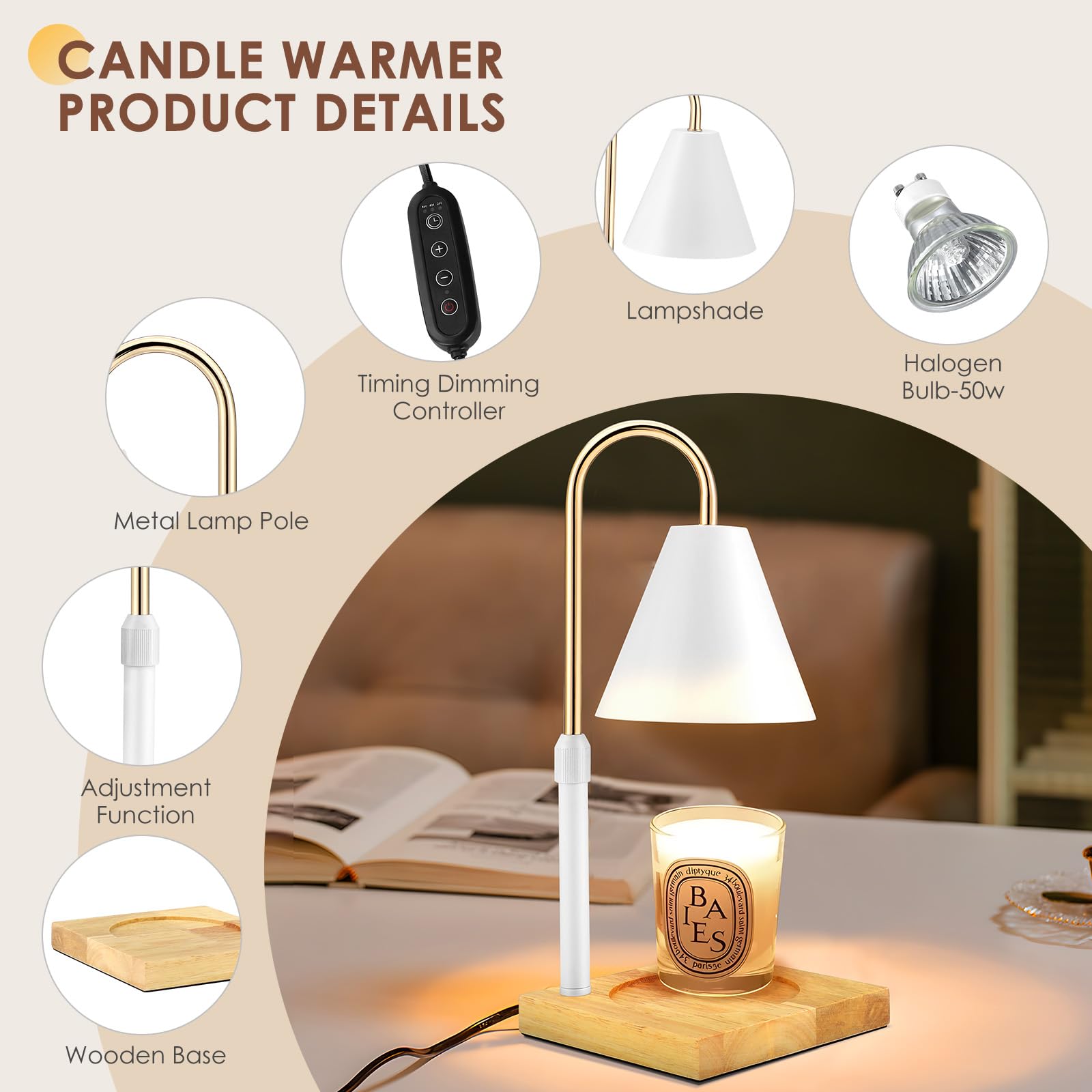 Grey Wire Christmas Lights Candle Warmer Lamp: A Safer Way To Enjoy ...