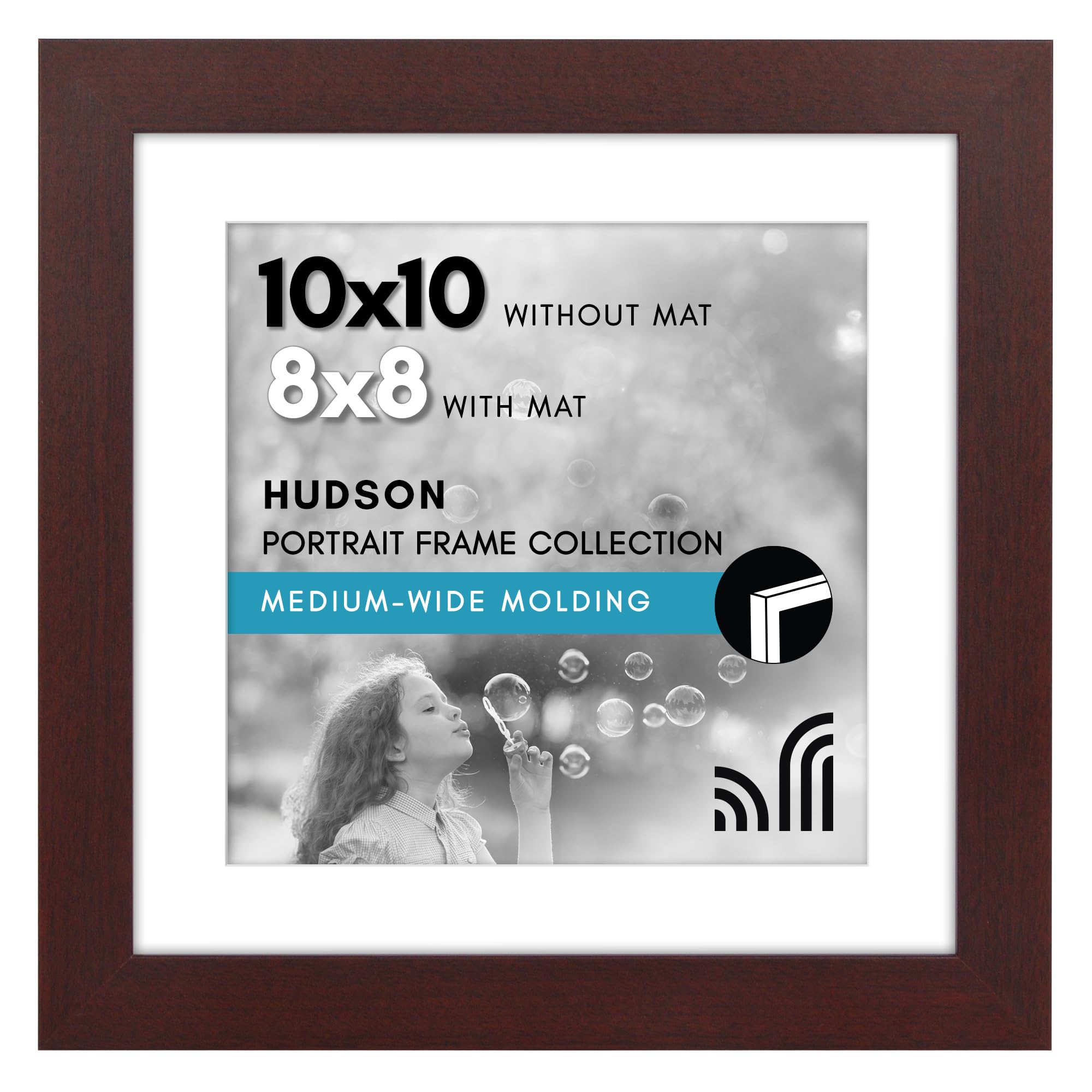 Amazon.com - Americanflat 10x10 Picture Frame with Shatter-Resistant ...
