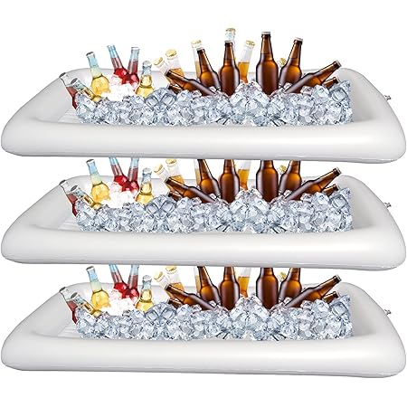 Amazon.com | Inflatable Serving Bar Salad Ice Tray Food Drink ...