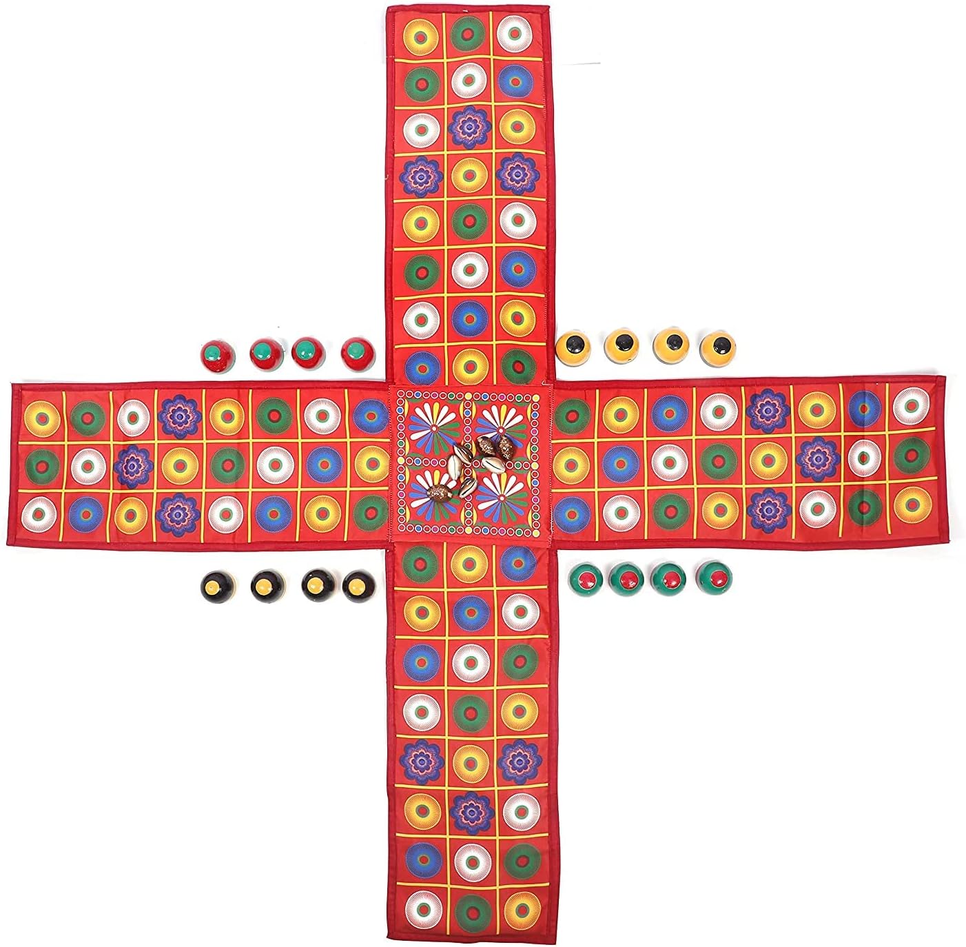 Amazon.com: Bricker The Indian Ludo Game, Chausar Game Since Mahabharat ...