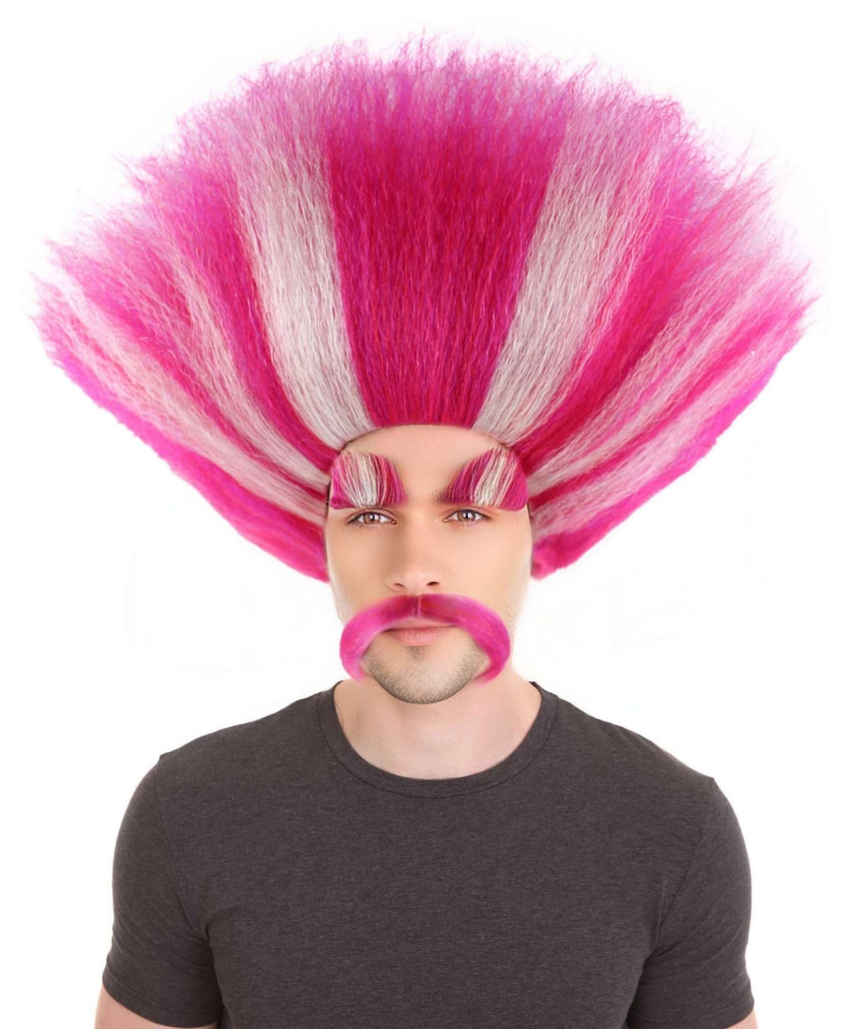 Amazon.com: BC GOODS BY Troll King Costume Wig with Eyebrows and ...
