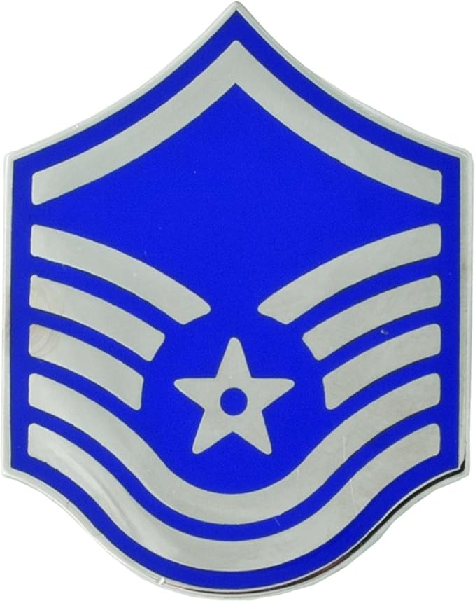 Amazon.com: Air Force Enlisted Metal Rank - MSGT- 1 Pair: Military ...