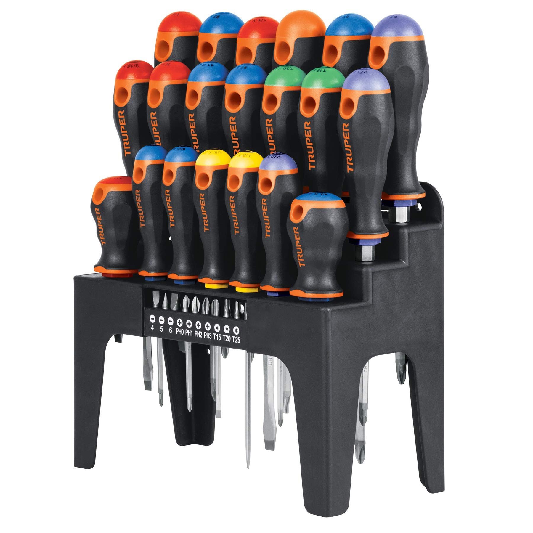 Buy TRUPER SET-30X 20-Screwdriver and 10-Bit Set w/ Organizer Online at ...