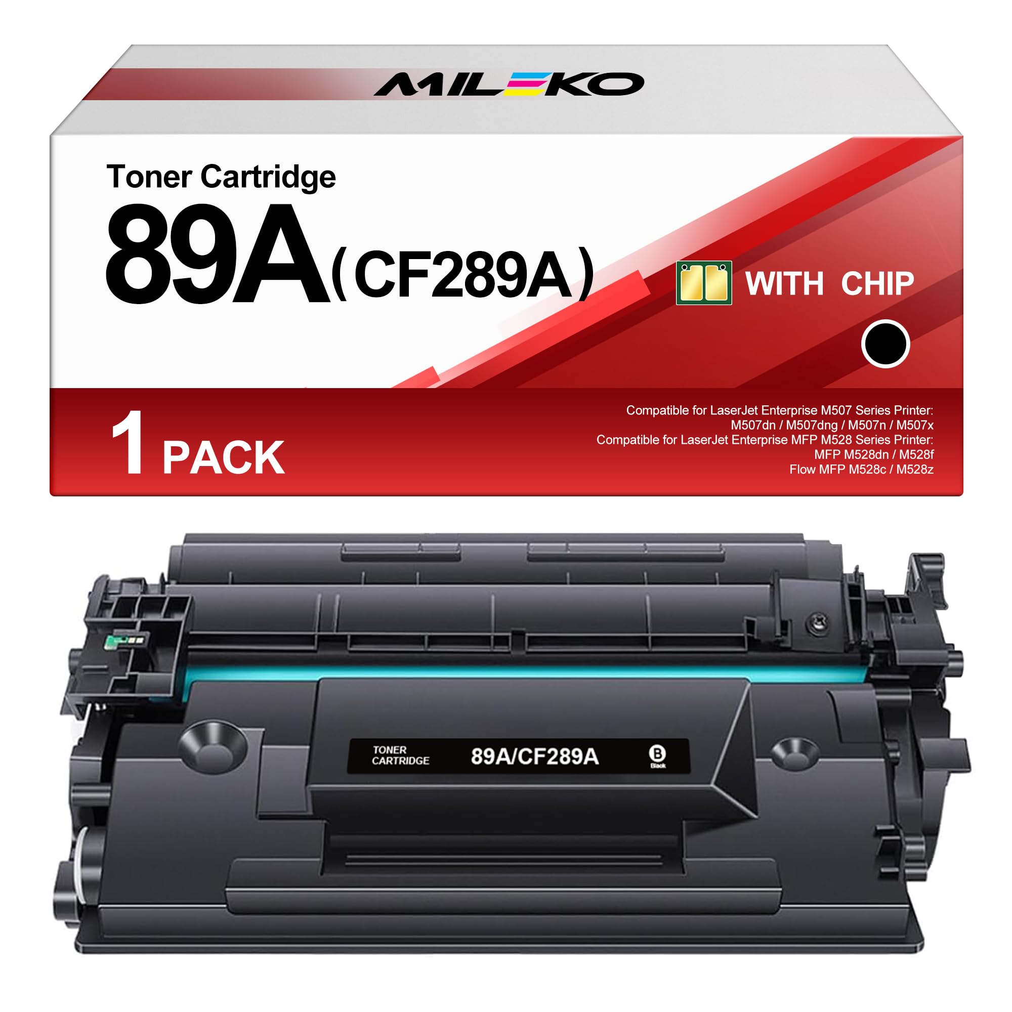 Amazon.com: MILEKO 89A Toner Cartridge Replacement for HP 89A CF289A ...