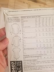 New Look Sewing Pattern 6407 Misses' Tops, Size A (10-12-14-16-18-20-22 ...