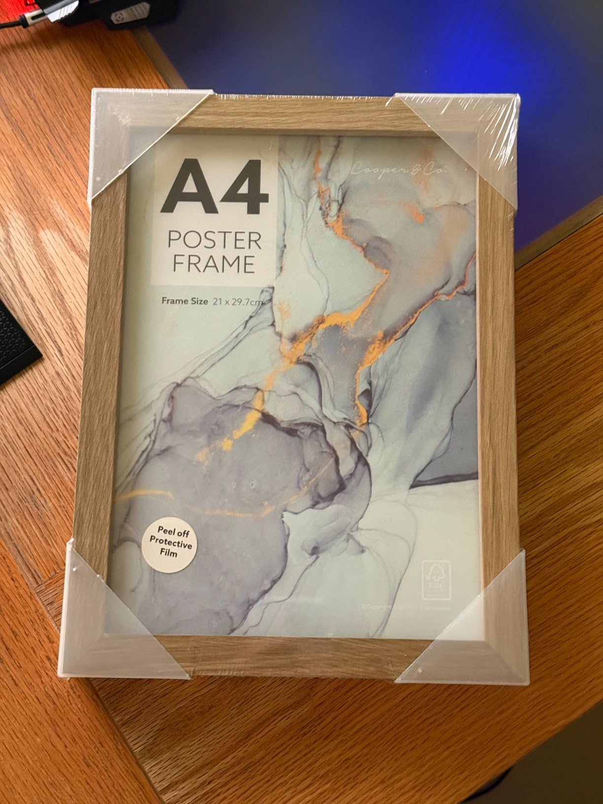 Cooper & Co. Set of 2 A4 Natural Poster Photo Frames : Amazon.com.au: Home