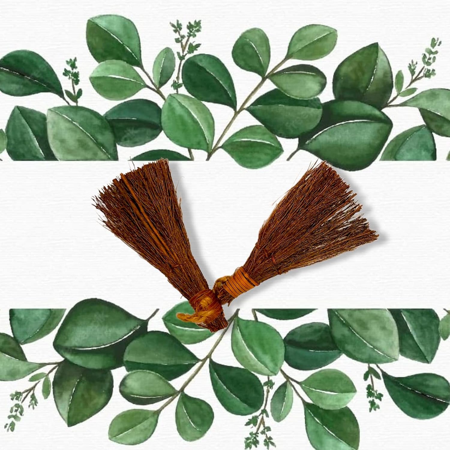 Amazon.com: SCBS Eucalyptus Scented 6" Broom for Fall Autumn 2 Count ...