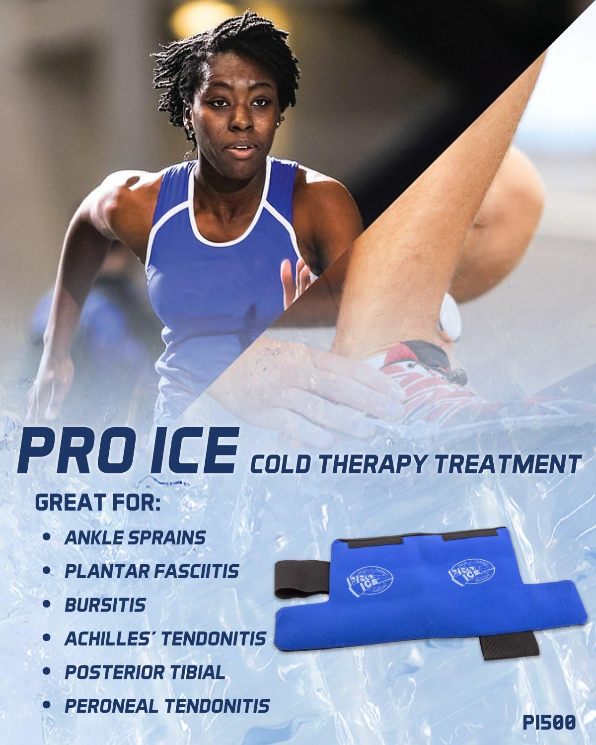 Pro Ice Ankle/Foot Cold Therapy Wrap PI 500 with Ice Philippines | Ubuy