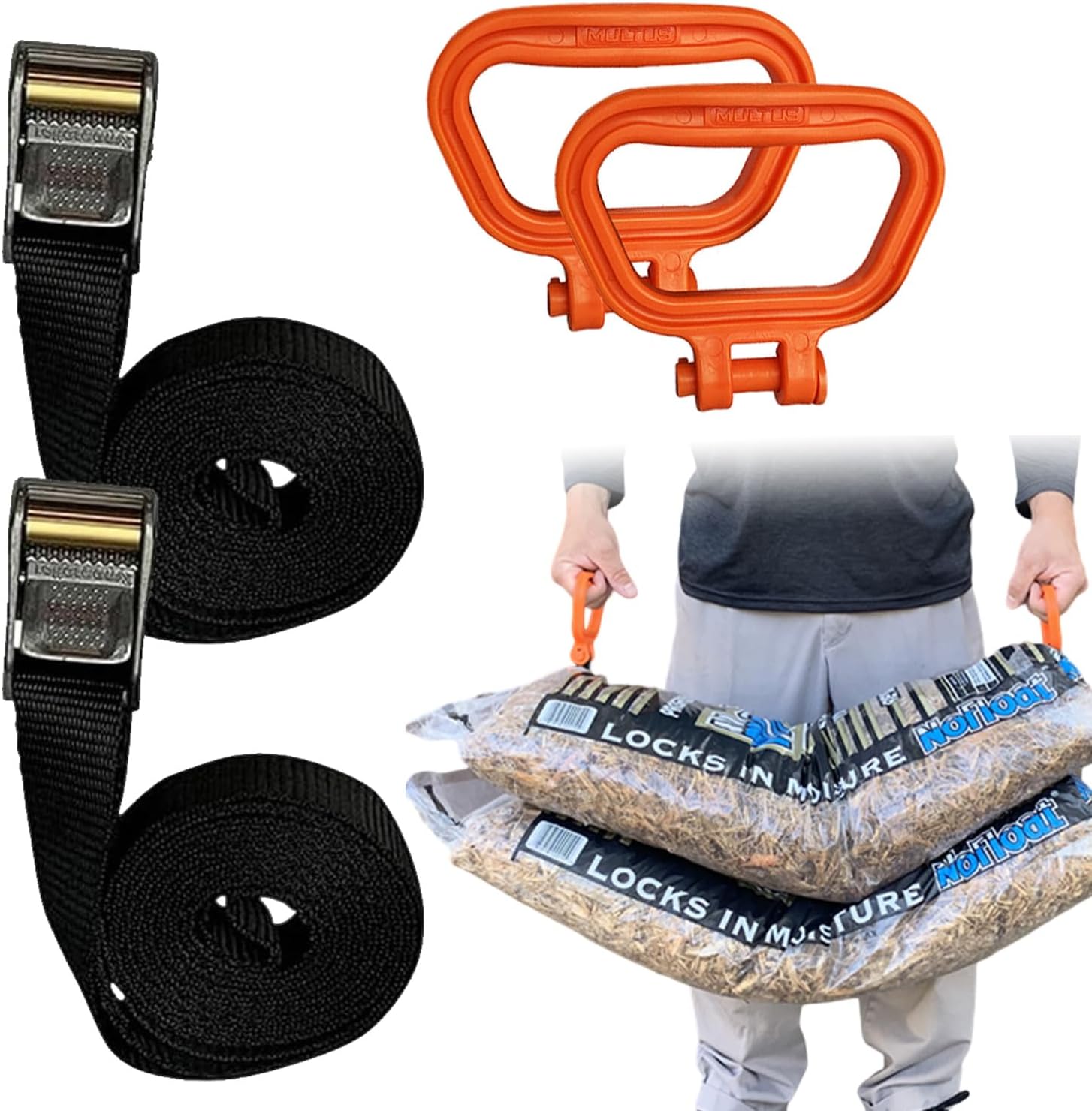 Amazon.com: Adjustable Lifting Moving Straps - 2 Pack Furniture Moving ...