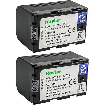 Amazon.com : JVC SSL-JVC50 7.4V IDX (OEM) Lithium-Ion Battery for ...